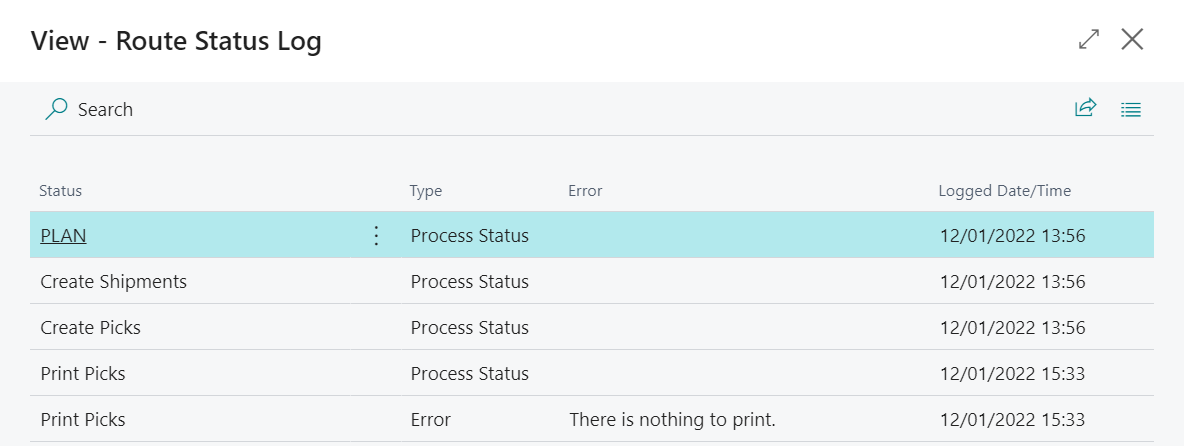 Clever Dynamics - Processing the Status of a Route